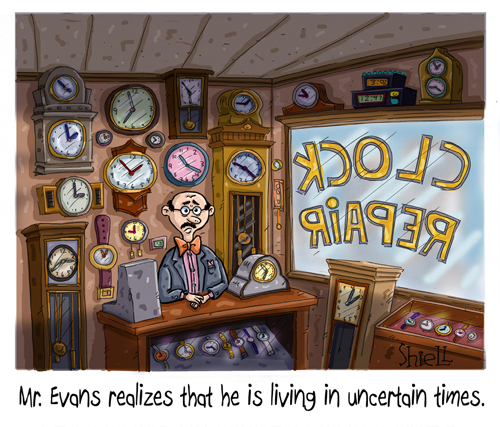 Mike Shiell’s Cartoon (1) | Issue 141 | Philosophy Now