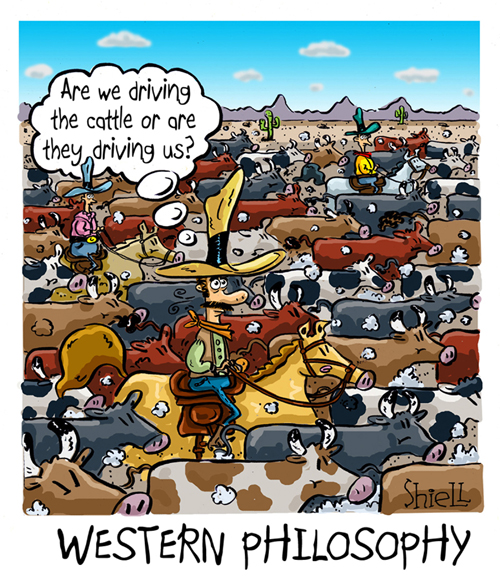 Mike Shiell’s Cartoon (2) | Issue 141 | Philosophy Now